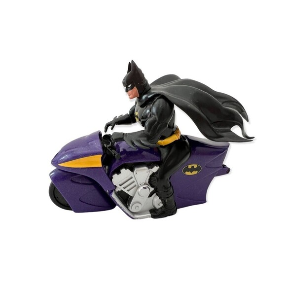 DC Comics | Toys | 994 Dc Comics Batman W Purple Batcycle Action Figure ...